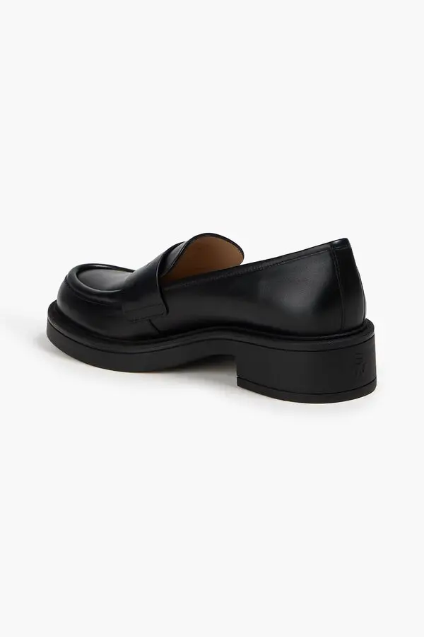 STUART WEITZMAN Louise Leather Penny Loafers