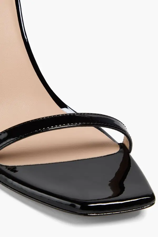 STUART WEITZMAN Amelina 95 Patent-leather Sandals