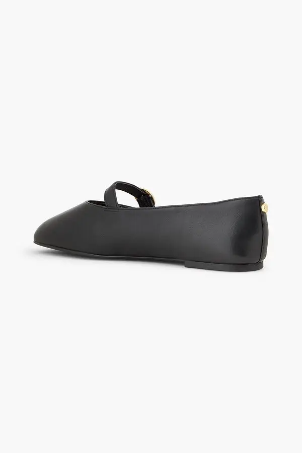STUART WEITZMAN Kyra Leather Mary Jane Flats
