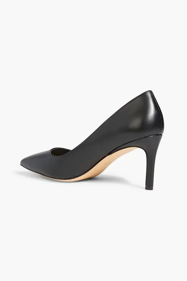 STUART WEITZMAN Leigh 75 Leather Pumps - Black