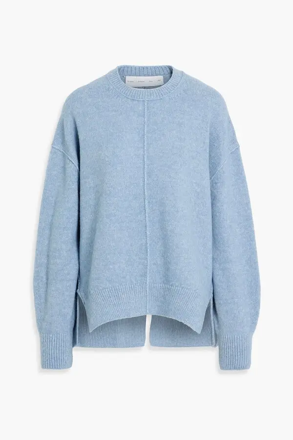 Proenza Schouler Kellen Knitted Sweater - Light Blue