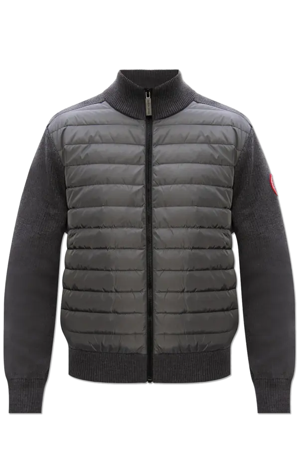 Canada Goose Hybridge Down Front Hoodie - Grey