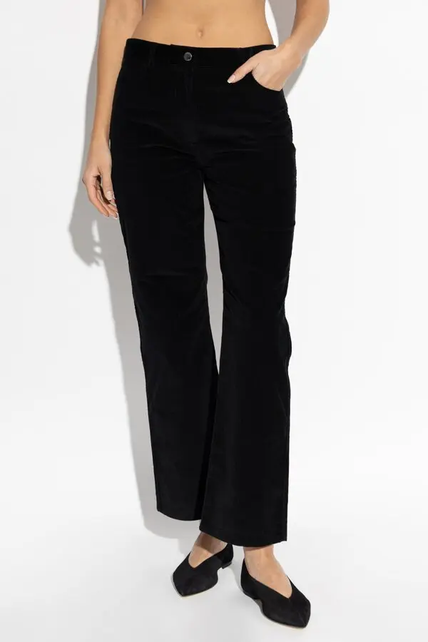 TOTEME Corduroy Trousers - Black