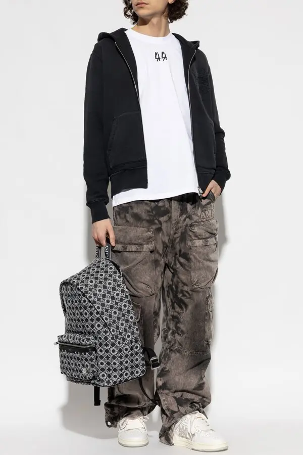 Amiri Logo Zip-up Sweatshirt