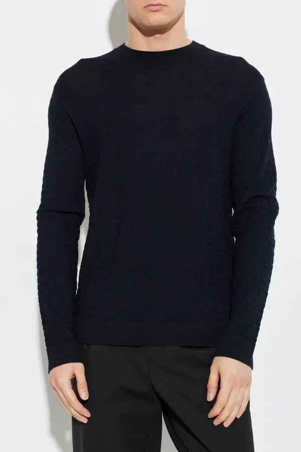 Emporio Armani Wool Crew Neck Sweater