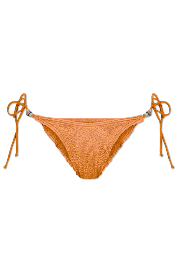 Bond Eye Beaded Bikini Bottom - Orange