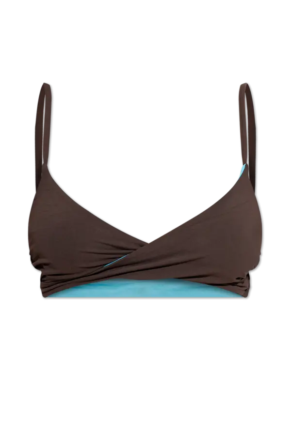 Bond Eye Amira Reversible Bikini Top - Brown