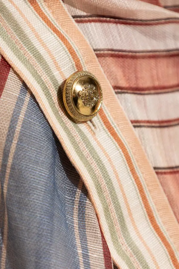 Zimmermann Striped Linen Shirt Dress