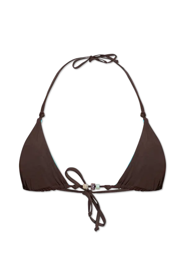 Bond Eye Indi Reversible Bikini Top - Brown
