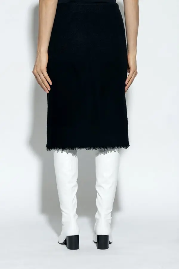JIL SANDER Skirt With Raw-cut Hem