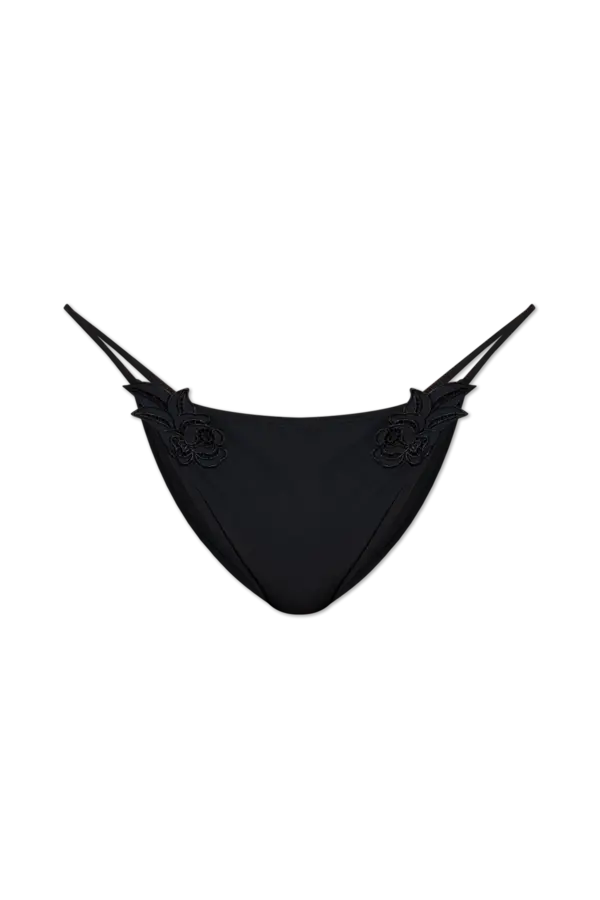 Cult Gaia Greta Bikini Bottom - Black