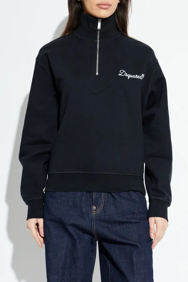 Dsquared2 Sweatshirt With Logo - Black