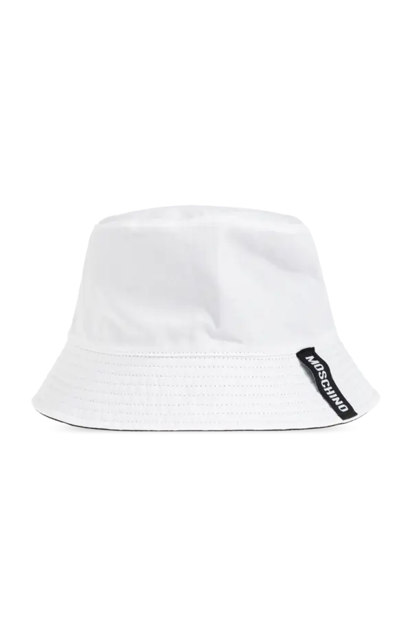 Moschino Reversible Bucket Hat - White
