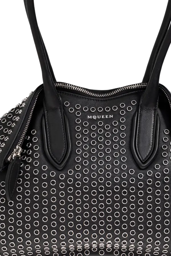 Alexander McQueen Manta Handbag - Black
