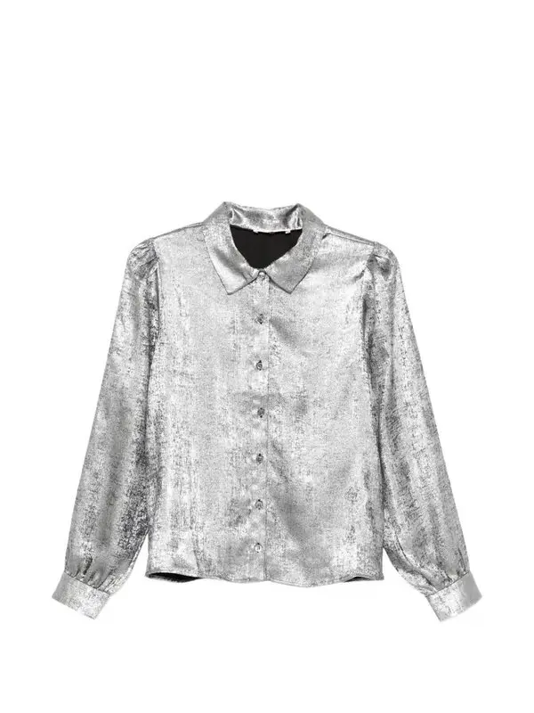 FRAME Shiny Staple Blouse