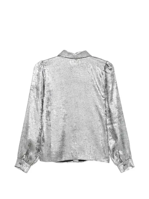 FRAME Shiny Staple Blouse