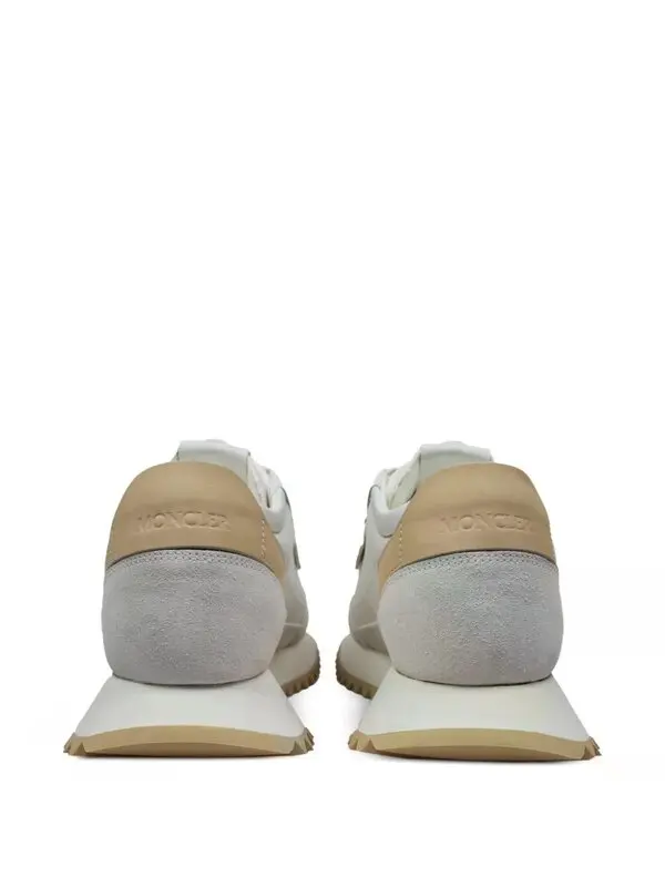 Moncler Pacey 2 Logo Leather Sneakers - Grey