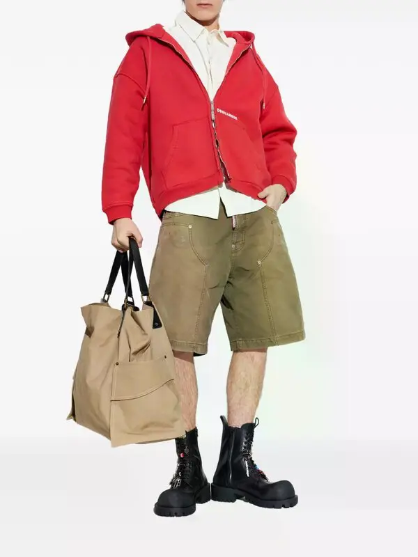 Dsquared2 Logo-embroidered Hoodie