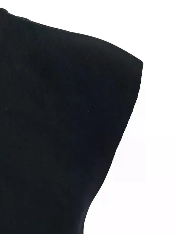 P.a.r.o.s.h Shoulder Pad T-shirt - Black