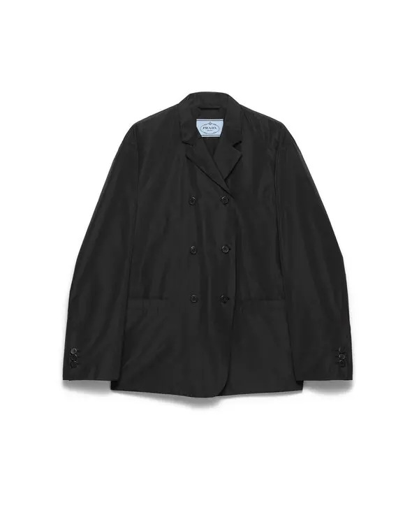 Prada Technical Taffeta Double-breasted Jacket