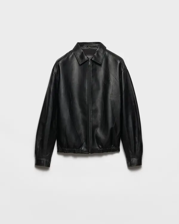 Prada Nappa Leather Jacket - Black