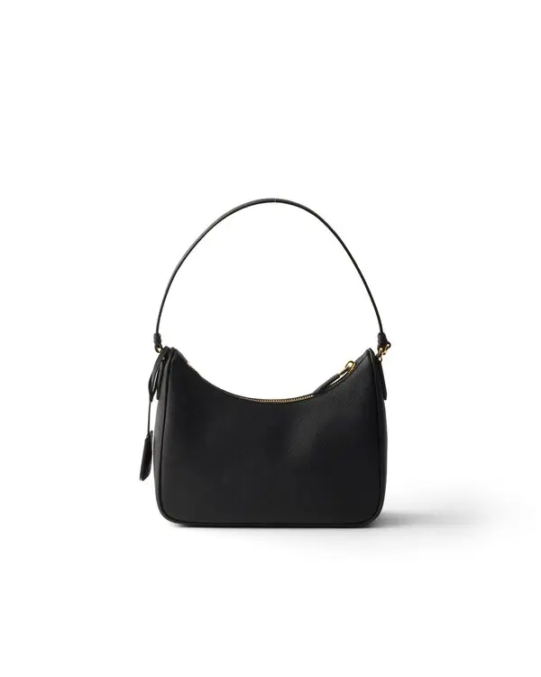 Prada Re-edition 2005 Saffiano Leather Mini-bag - Black