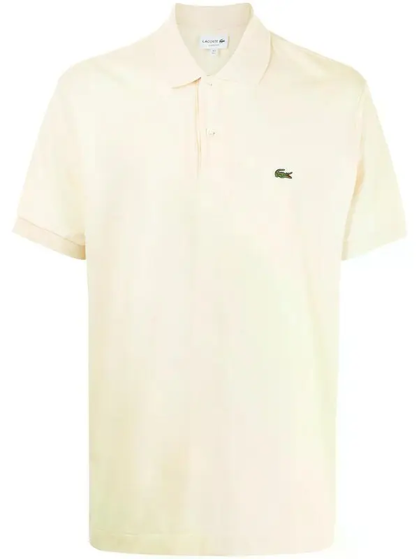 Lacoste Logo-embroidered Polo Shirt - Neutrals