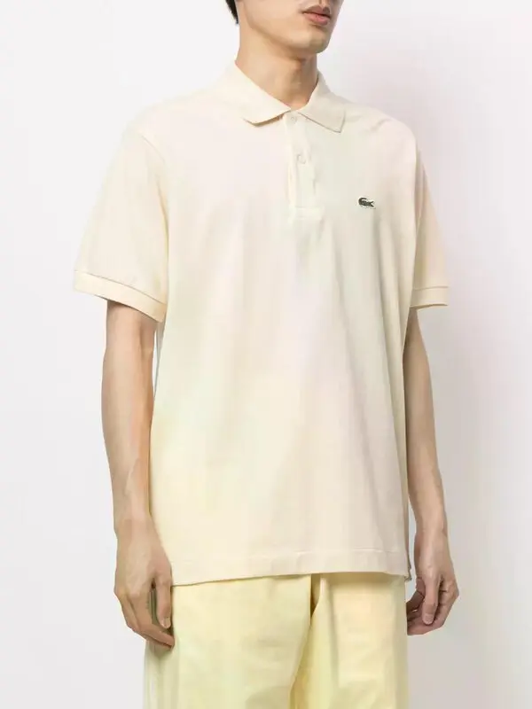 Lacoste Logo-embroidered Polo Shirt - Neutrals