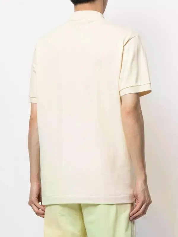 Lacoste Logo-embroidered Polo Shirt - Neutrals