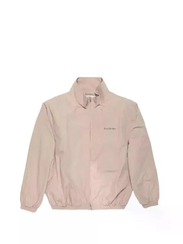 Acne Studios Washed Logo Jacket - Neutrals