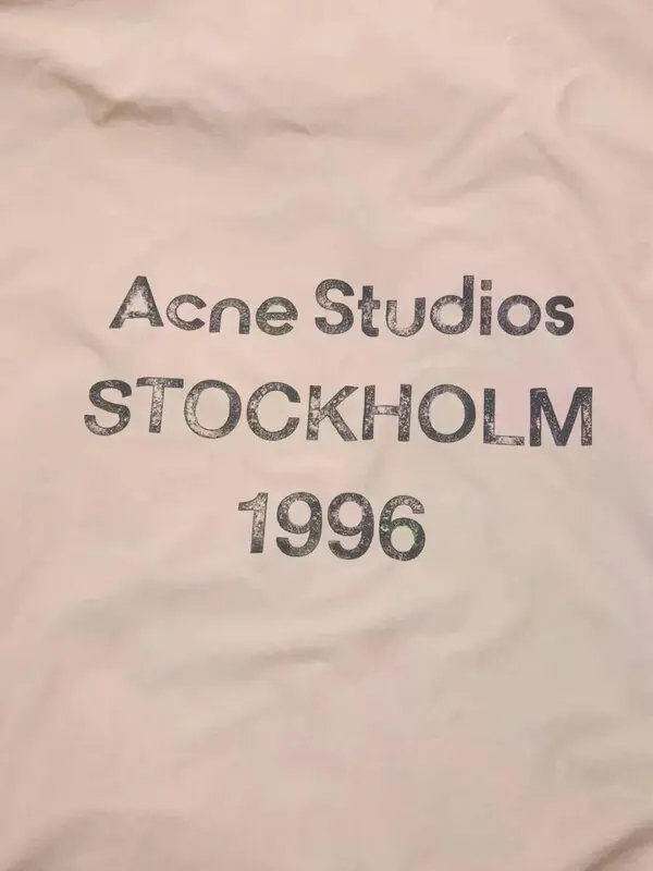 Acne Studios Washed Logo Jacket - Neutrals