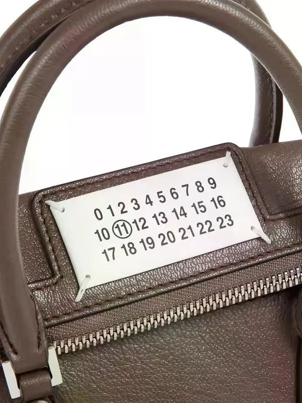 MAISON MARGIELA Mini 5ac Classique Leather Tote Bag - Brown