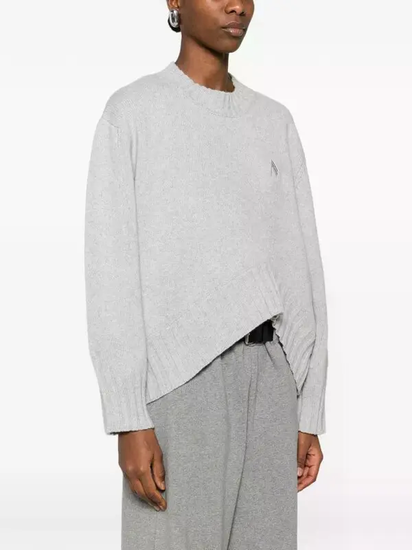 Attico Asymmetric-hem Sweater
