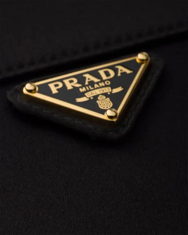 Prada Minuit Satin Handbag