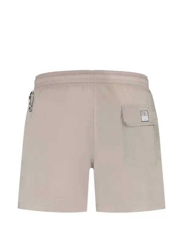 Fedeli Madeira Drawstring Swim Shorts - Neutrals