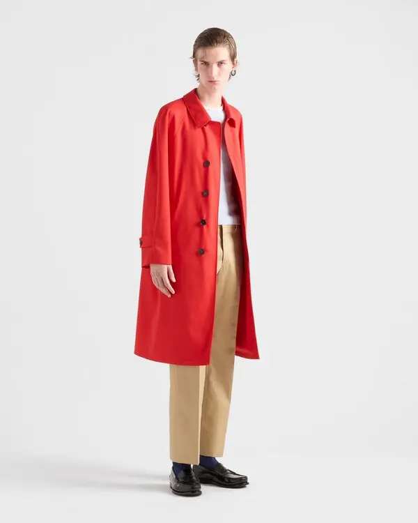 Prada Technical Gabardine Coat