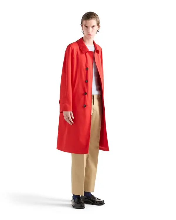 Prada Technical Gabardine Coat