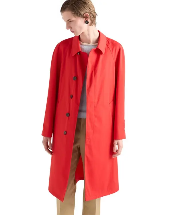 Prada Technical Gabardine Coat