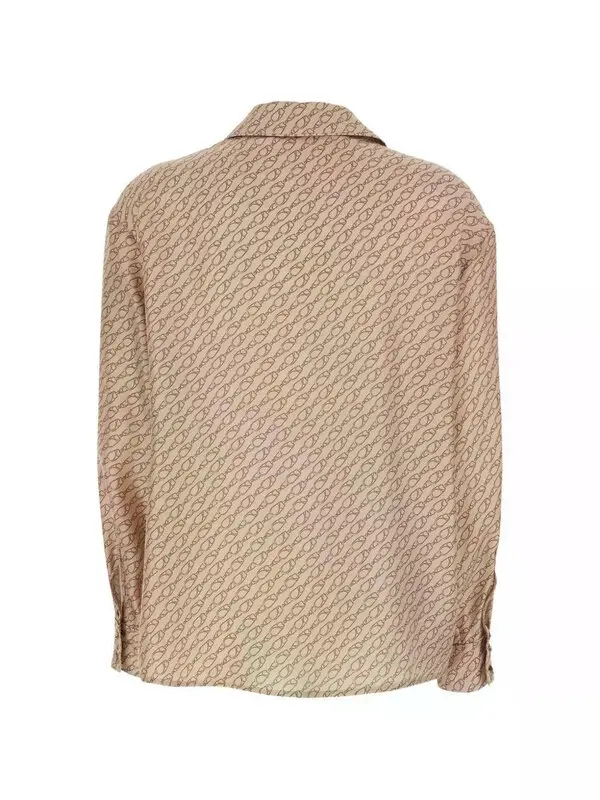 Herno Chain-patterned Shirt - Neutrals