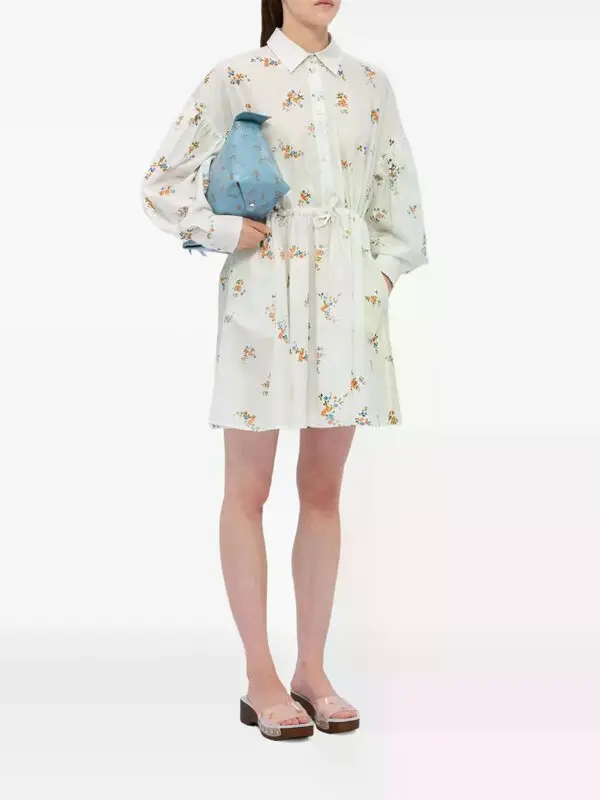 MSGM Floral-print Mini Dress