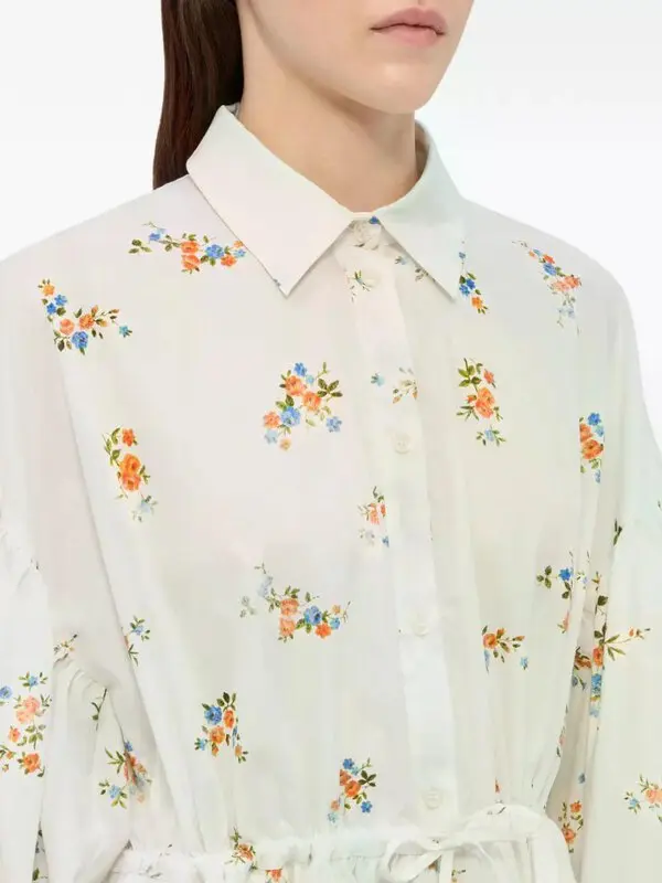MSGM Floral-print Mini Dress