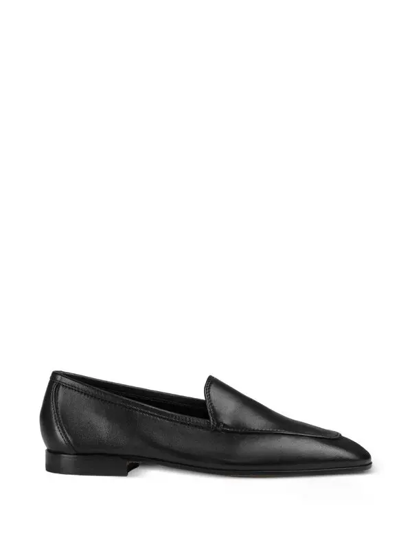 DOUCAL'S Leather Loafers - Black