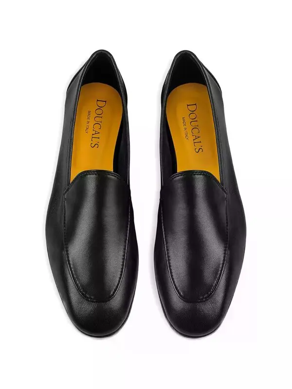 DOUCAL'S Leather Loafers - Black