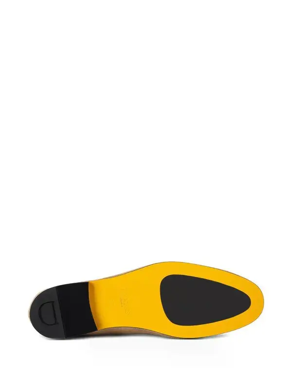 DOUCAL'S Teddy Suede Double-buckle Loafers - Neutrals