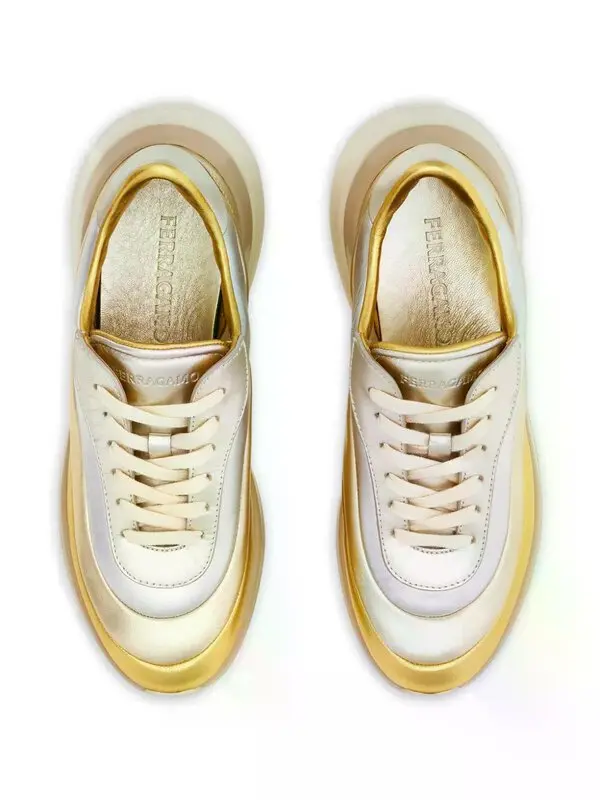 FERRAGAMO Rainbow Stripe Sneakers