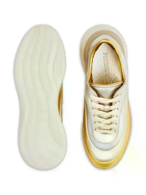 FERRAGAMO Rainbow Stripe Sneakers