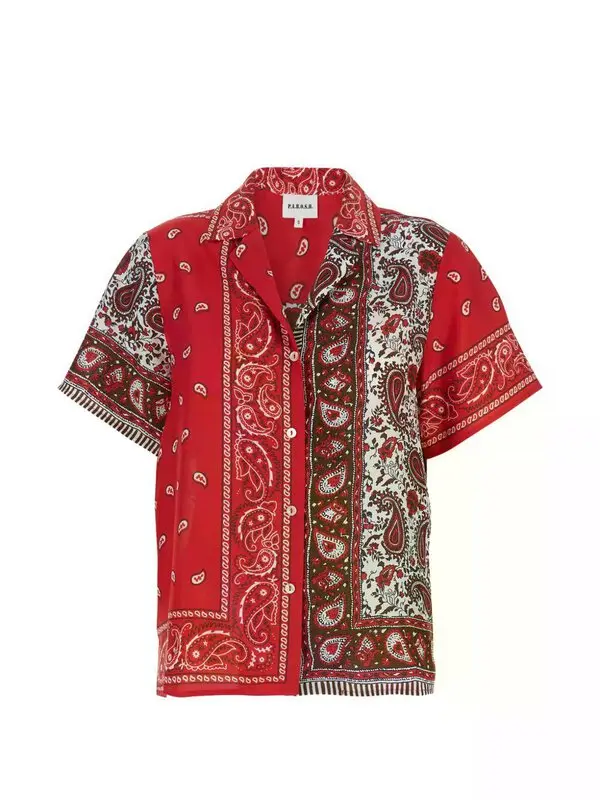 P.a.r.o.s.h Paisley-pattern Polo Shirt