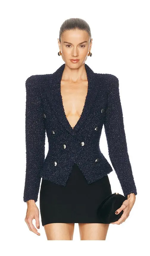 L'Agence Bethany Knit Blazer