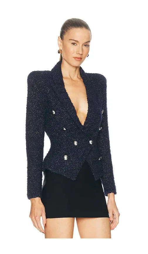 L'Agence Bethany Knit Blazer
