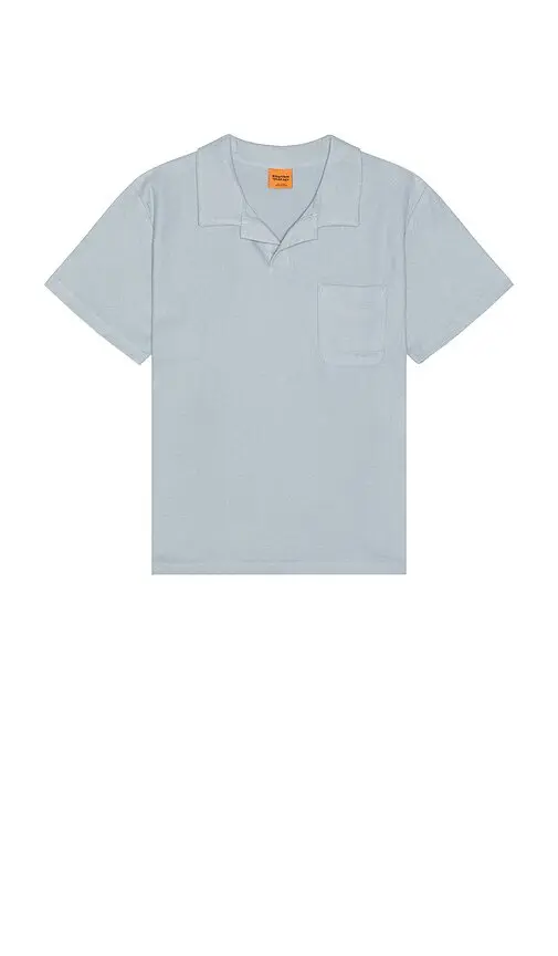 RHYTHM Vintage Terry Polo - Blue